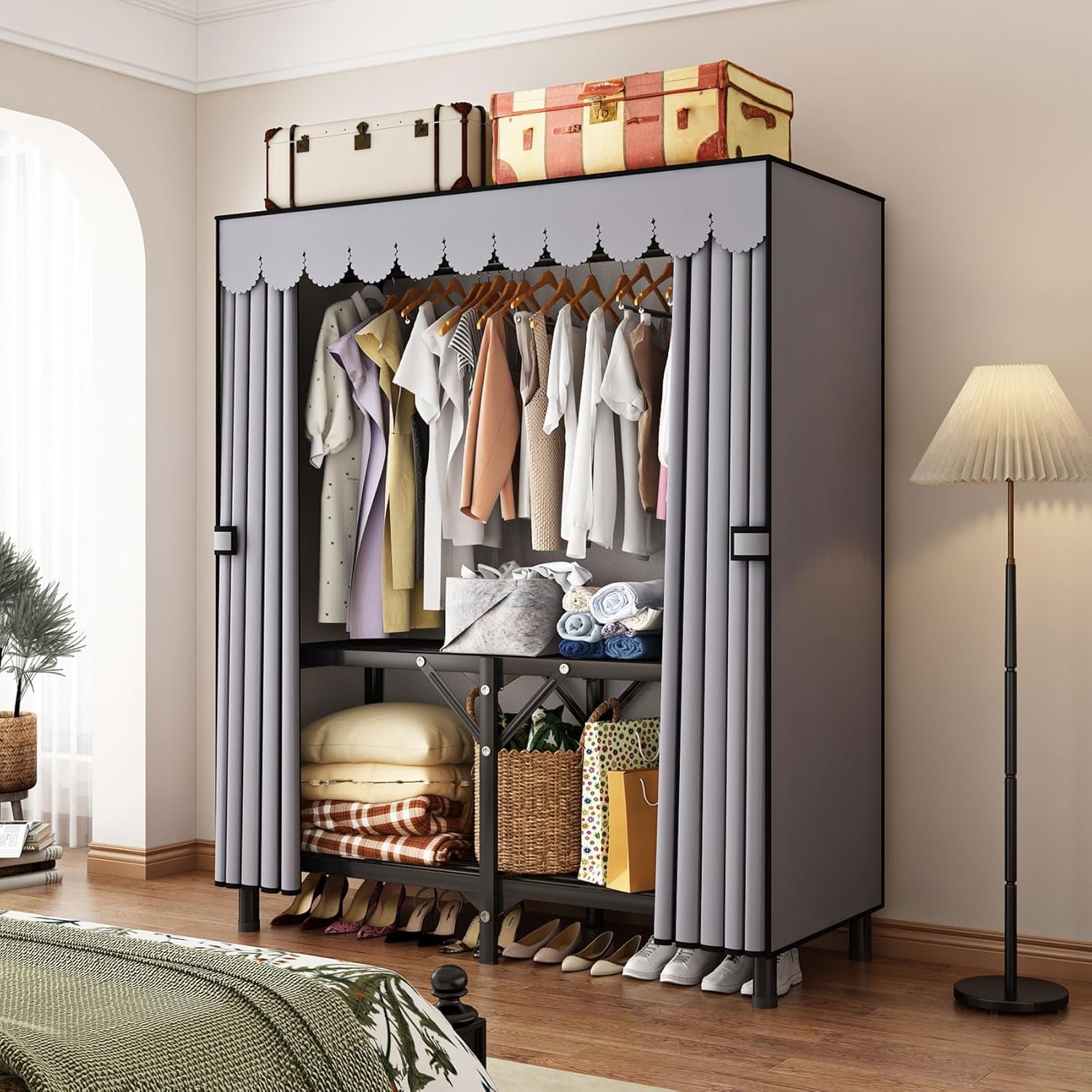 Easy Portable Wardrobe Assembly Instructions